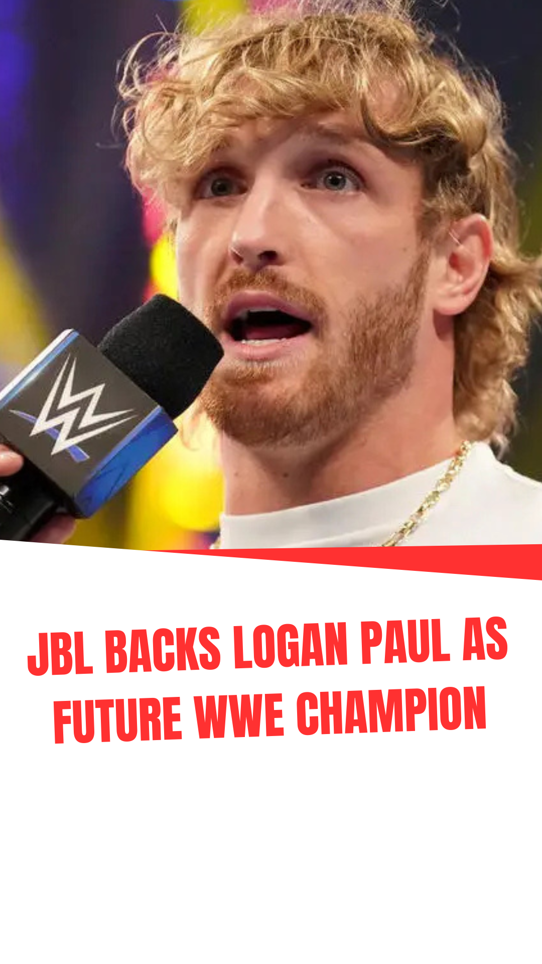 JBL backs Logan Paul as future WWE champion #LoganPaul #WWE #Wrestling