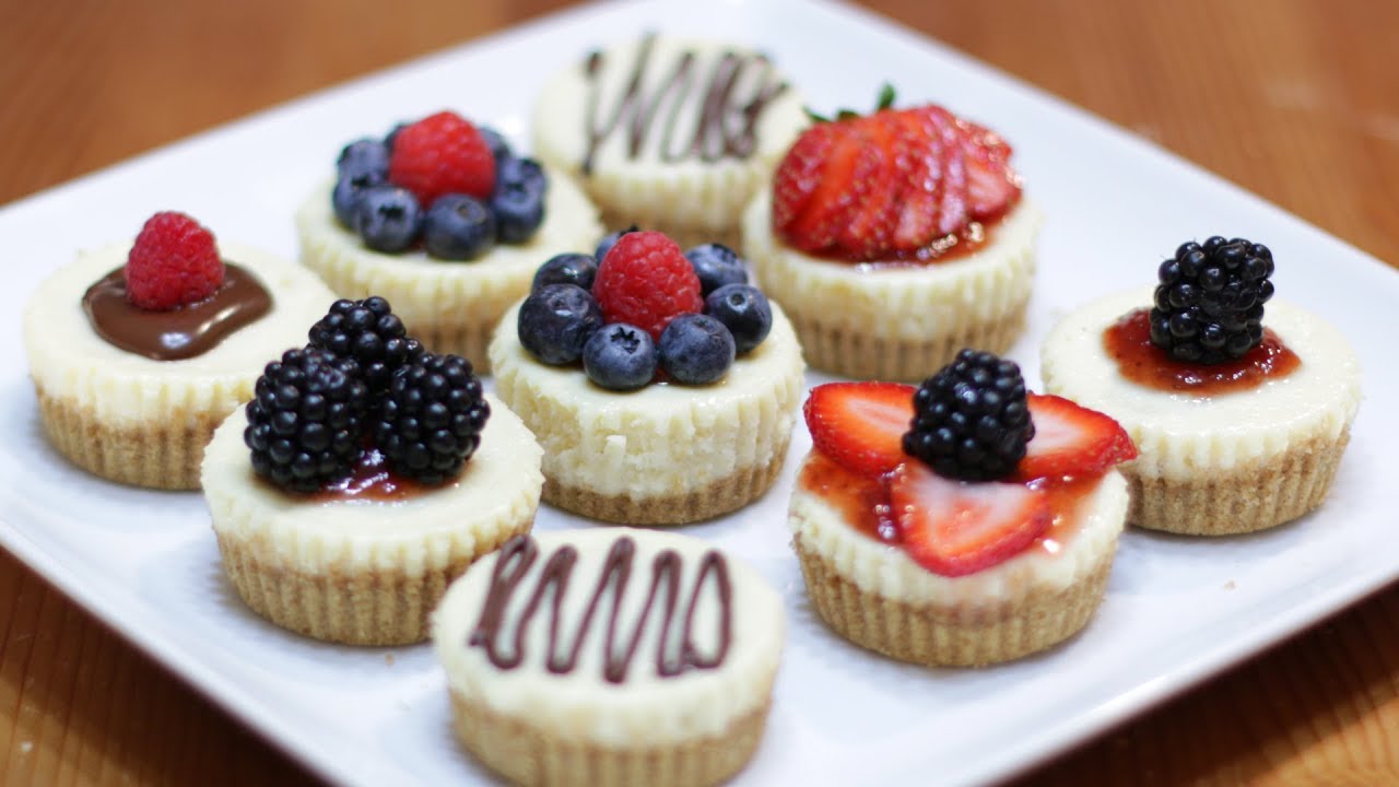 How to make mini cheesecakes | Easy homemade cheesecake bites recipe