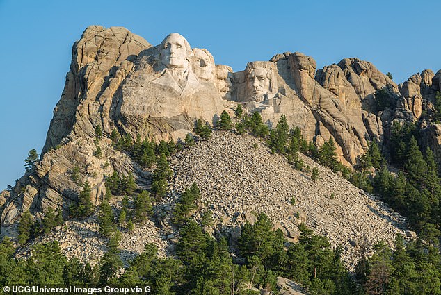 Taking shape: The new face of Mount Rushmore
