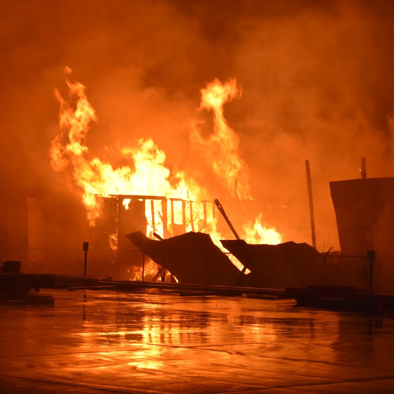 Massive Lebanon warehouse fire under investigation