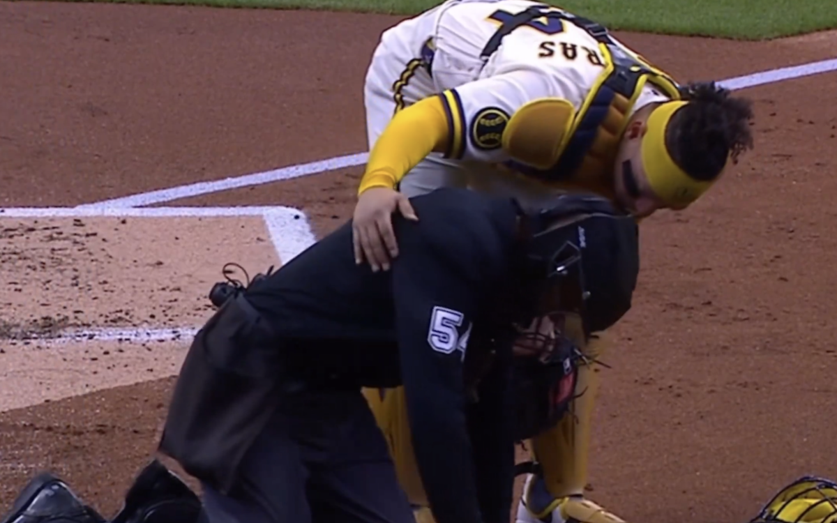 Longtime MLB umpire CB Bucknor leaves game with scary injury
