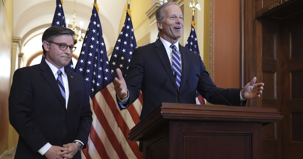 Mike Johnson and John Thune announce surprise DHS deal after Senate ...