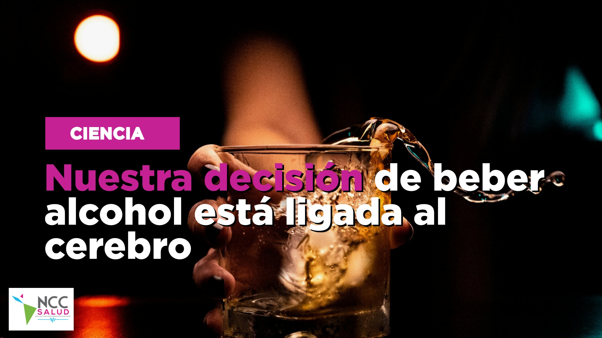 Nuestra decisión de beber alcohol está ligada al cerebro