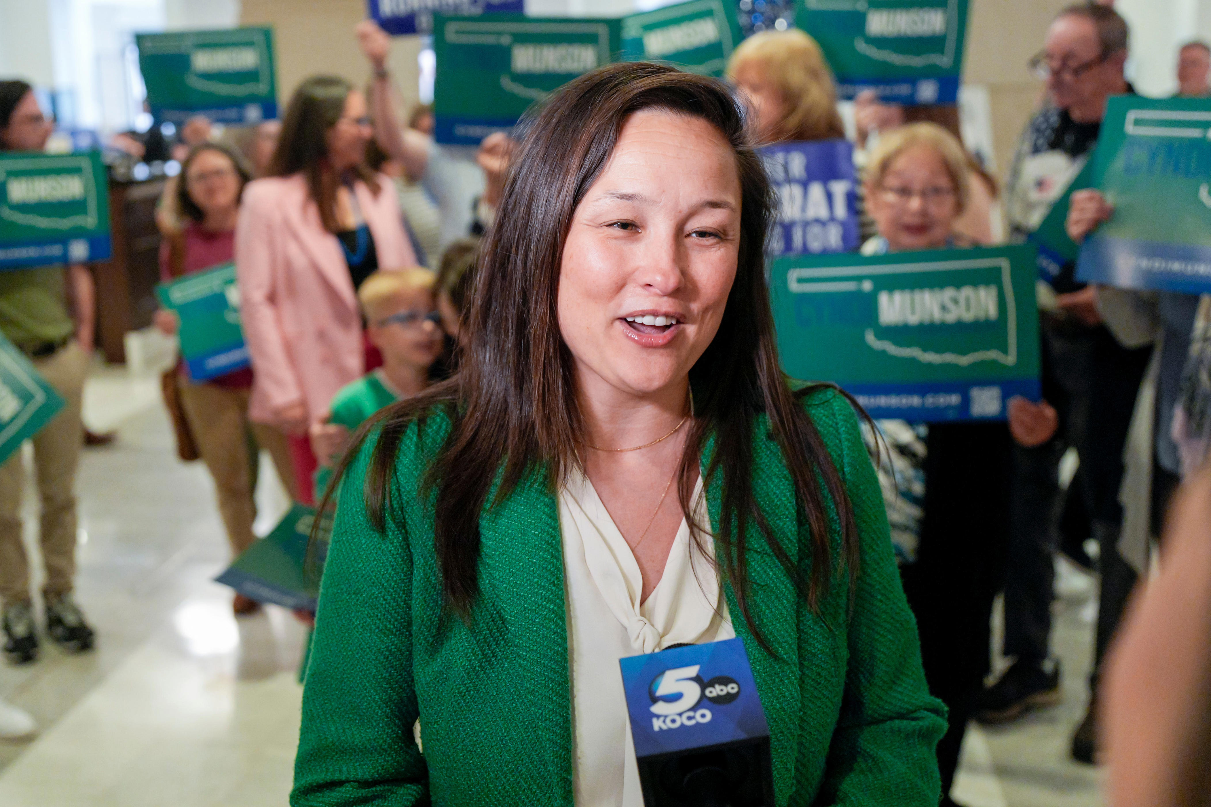 Cyndi Munson wins Oklahoma's Democratic primary race for governor