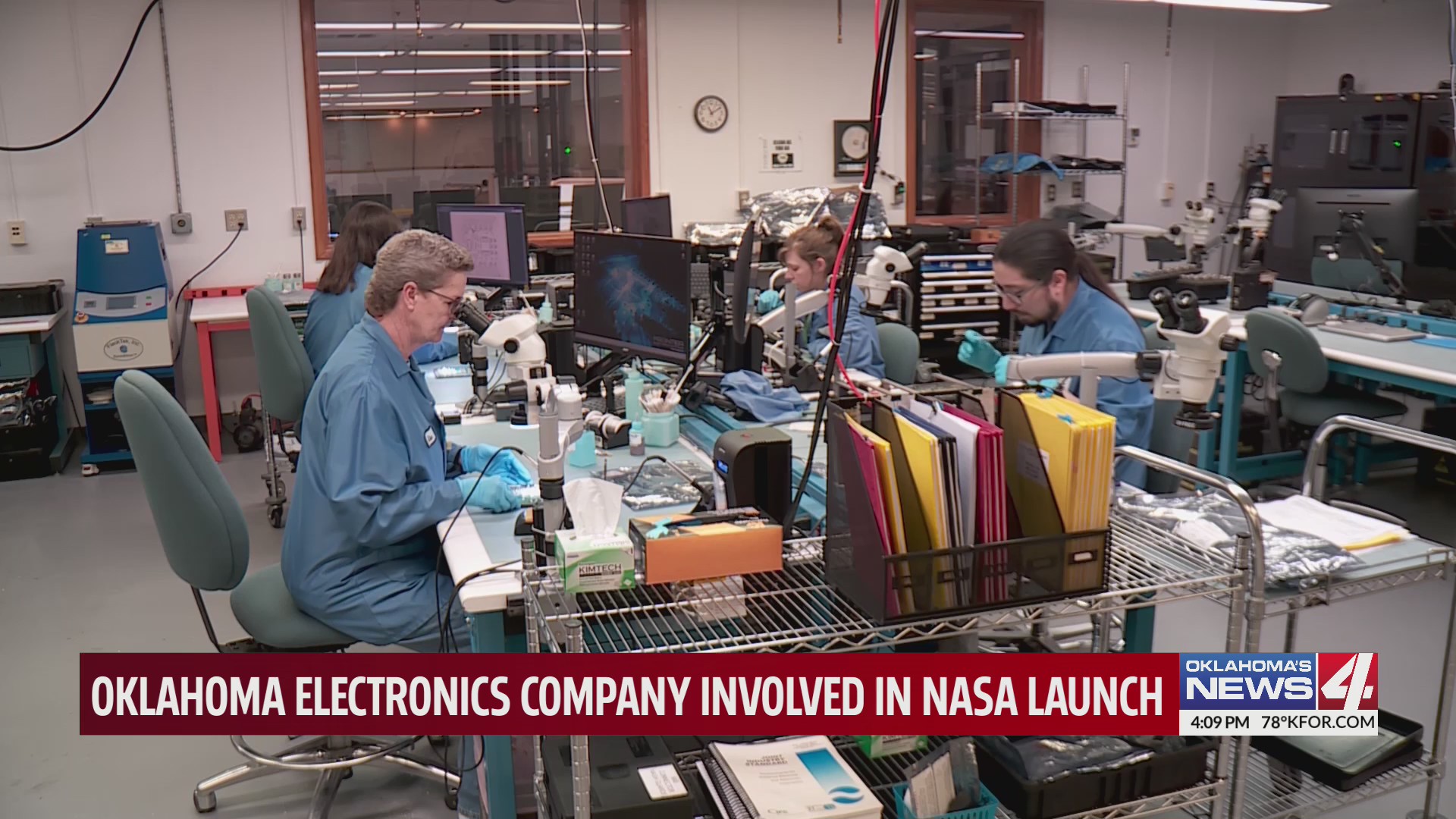 Oklahoma electronics company involved in NASA launch