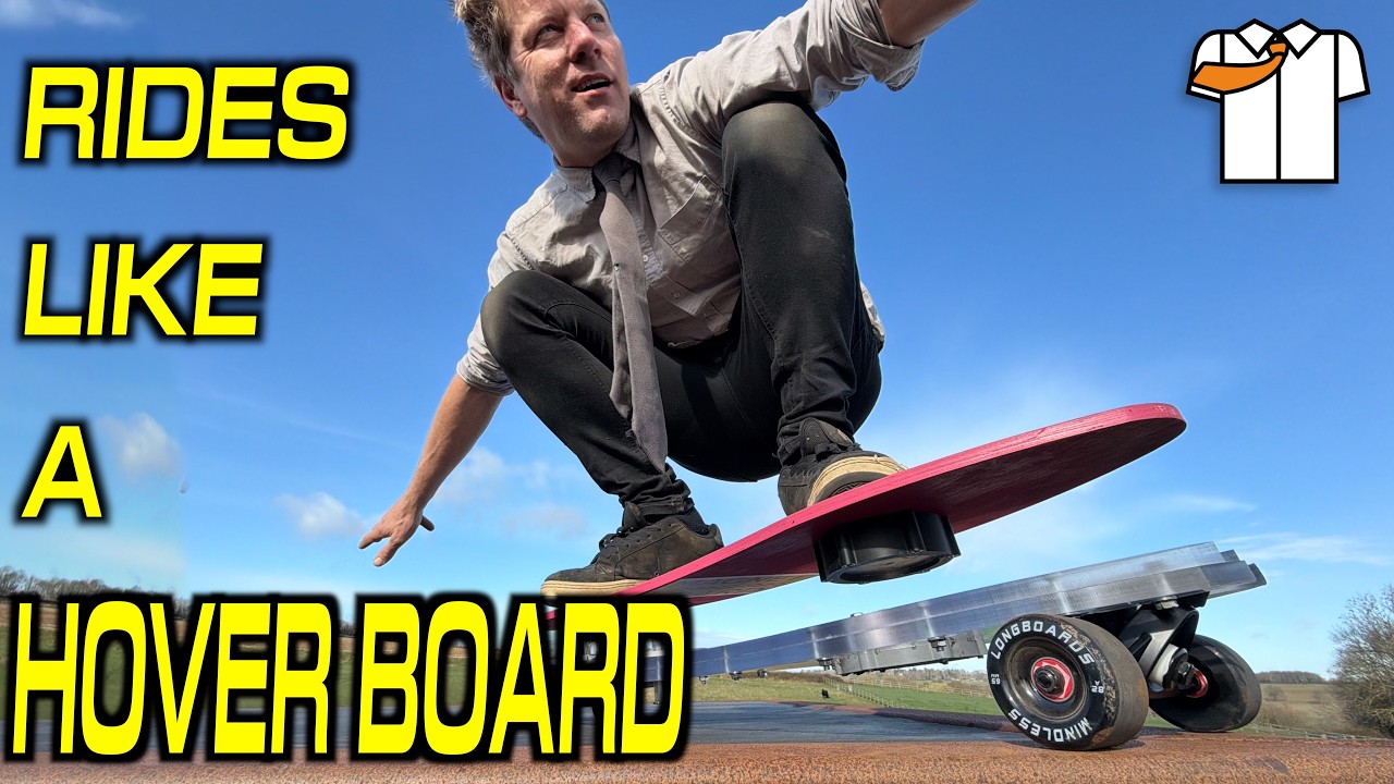 I engineered my own floating skateboard!