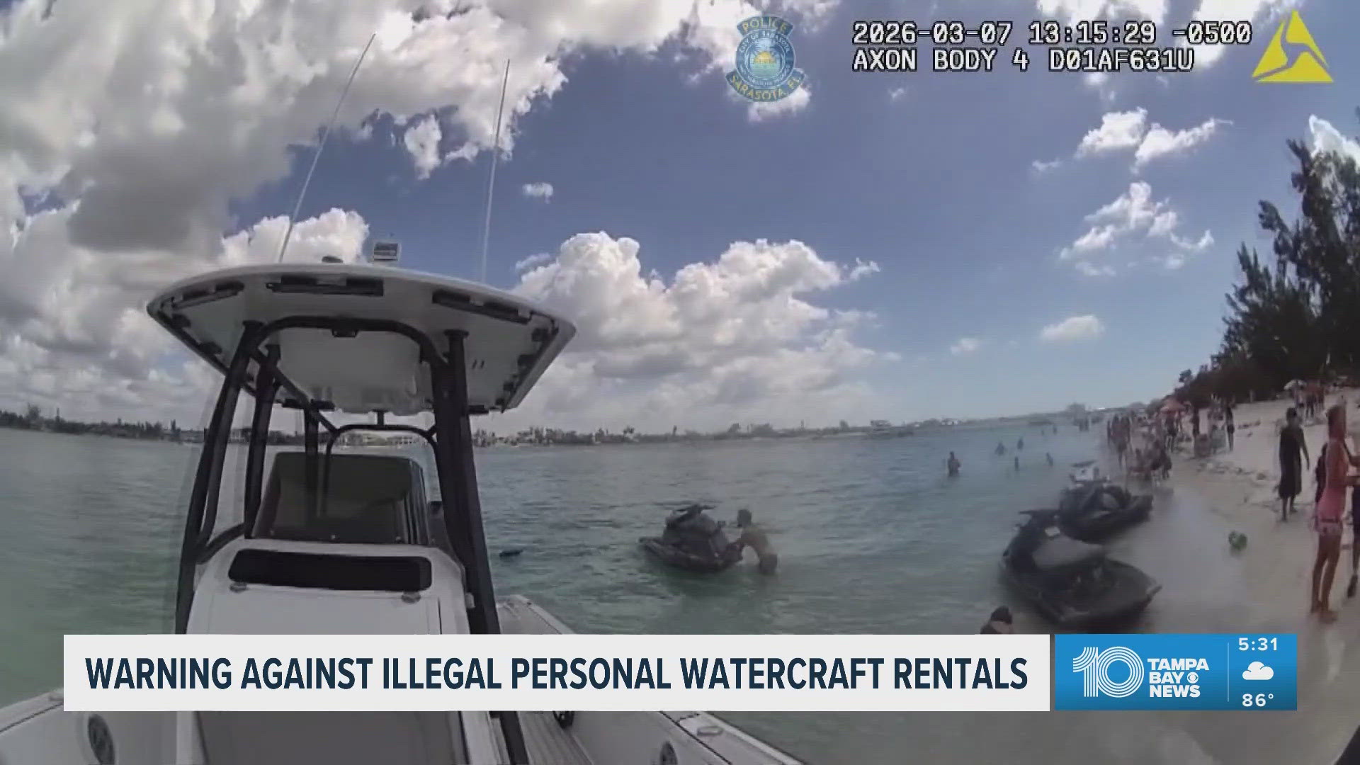 Police warn spring breakers about illegal personal watercraft rentals ...