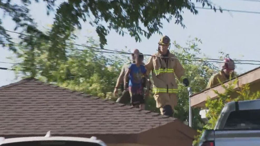 Child rescued after getting stuck inside chimney at northeast ...