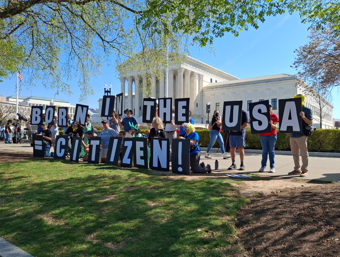 Supreme Court hears landmark birthright citizenship case