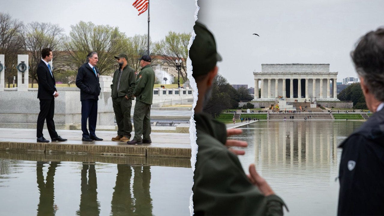Trump working to clean 'filthy' Lincoln Memorial Reflecting Pool ...