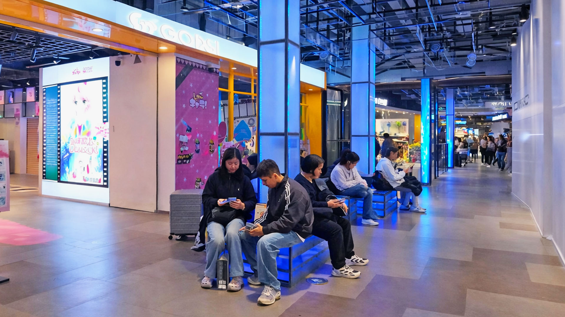 Modern underground mall design attracts curious visitors
