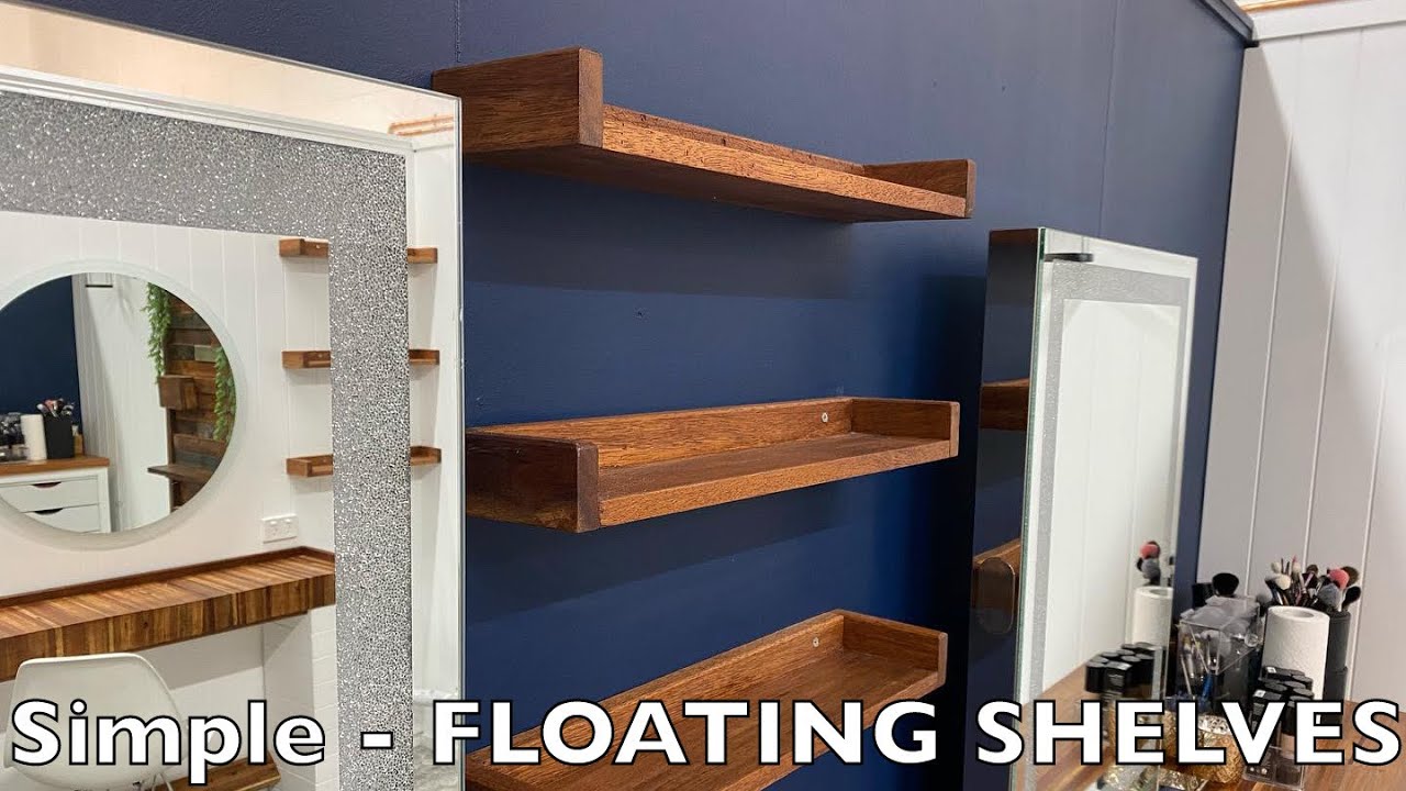 Very simple - floating shelves