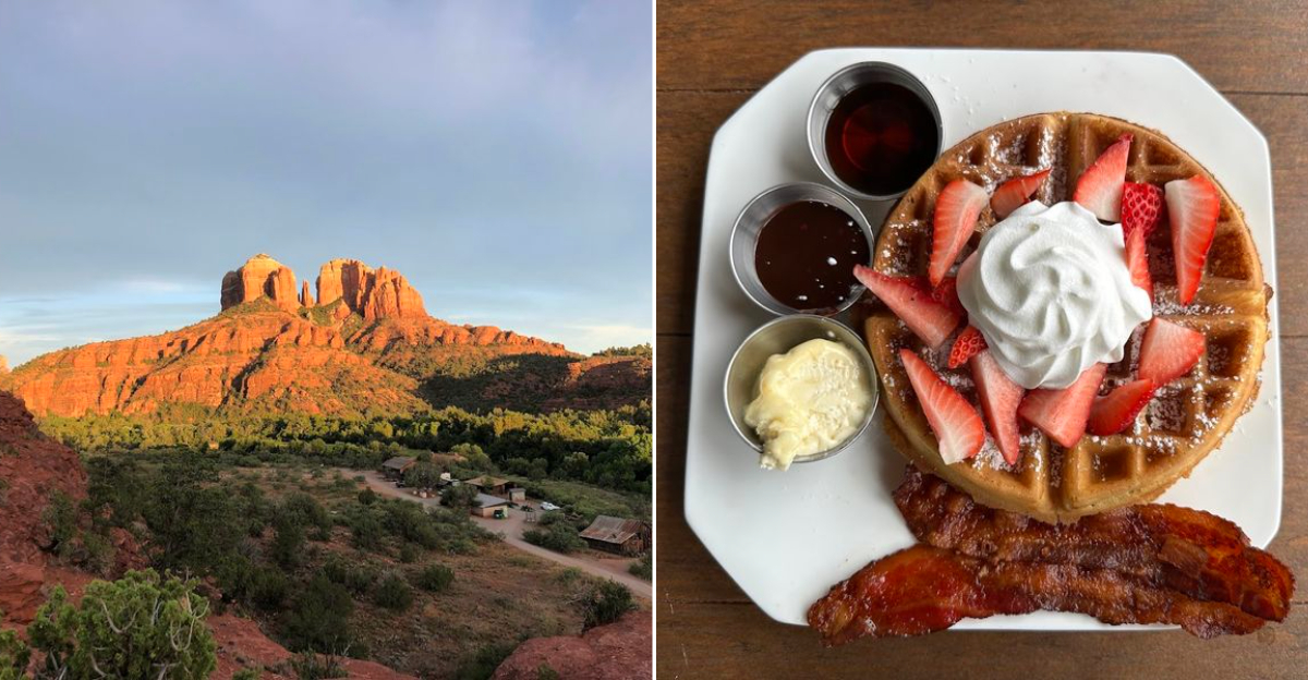 This Arizona breakfast spot comes with a breathtaking red rock backdrop