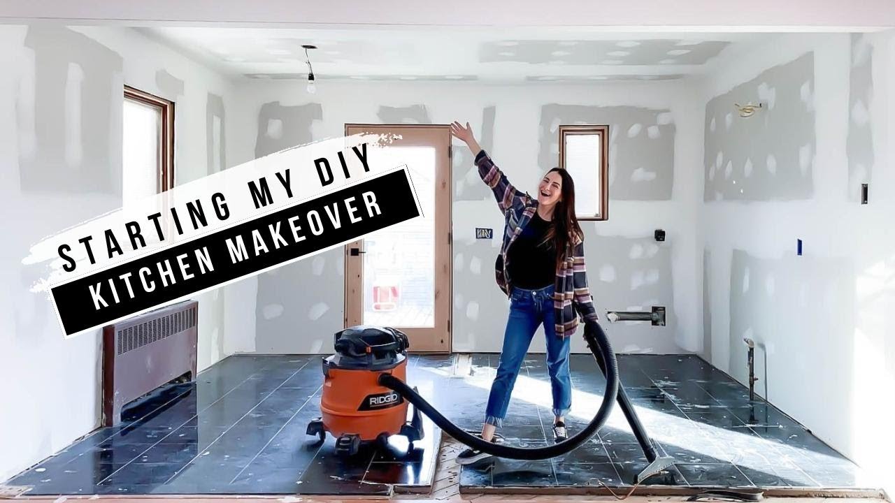 DIY small kitchen transformation tips!