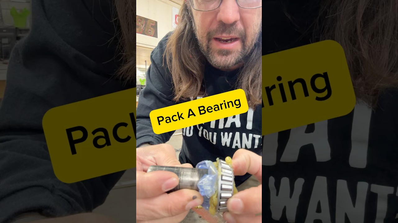 How to pack a bearing without mistakes