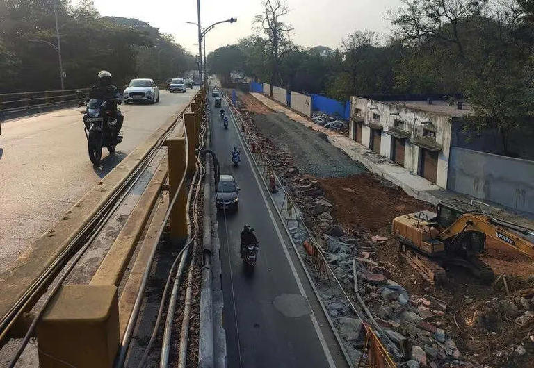 State highways begins widening of Sardar Patel Road in Chennai