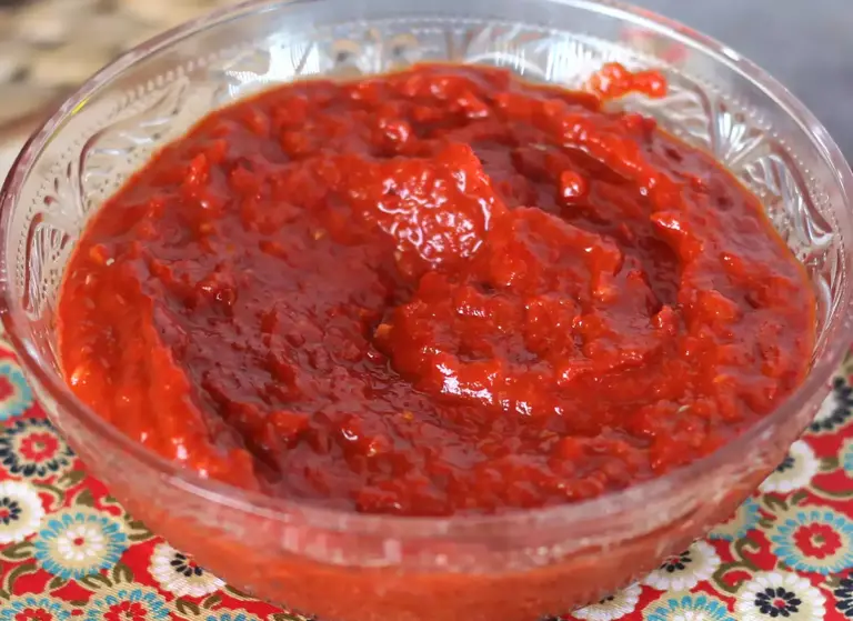 Crema para untar de pimiento rojo asado
