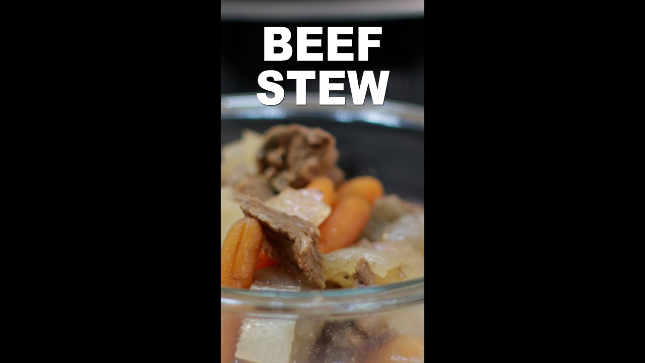 Easy slow cooker stew #shorts | Simple Crock-Pot beef stew recipe