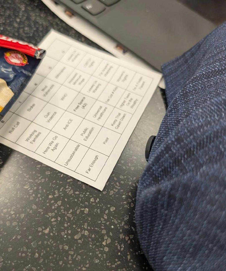Kentucky Democrats capture House Republicans bingo cards