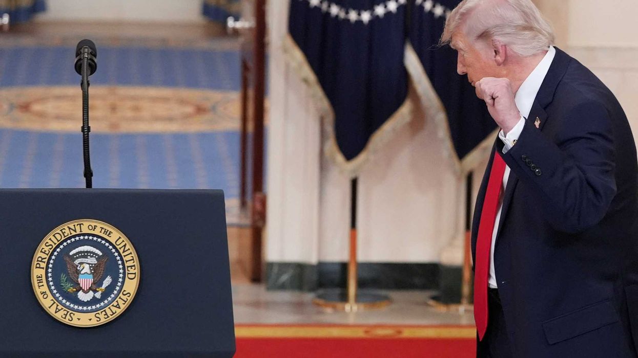 Trump ridiculed as stock market retreats following Iran speech