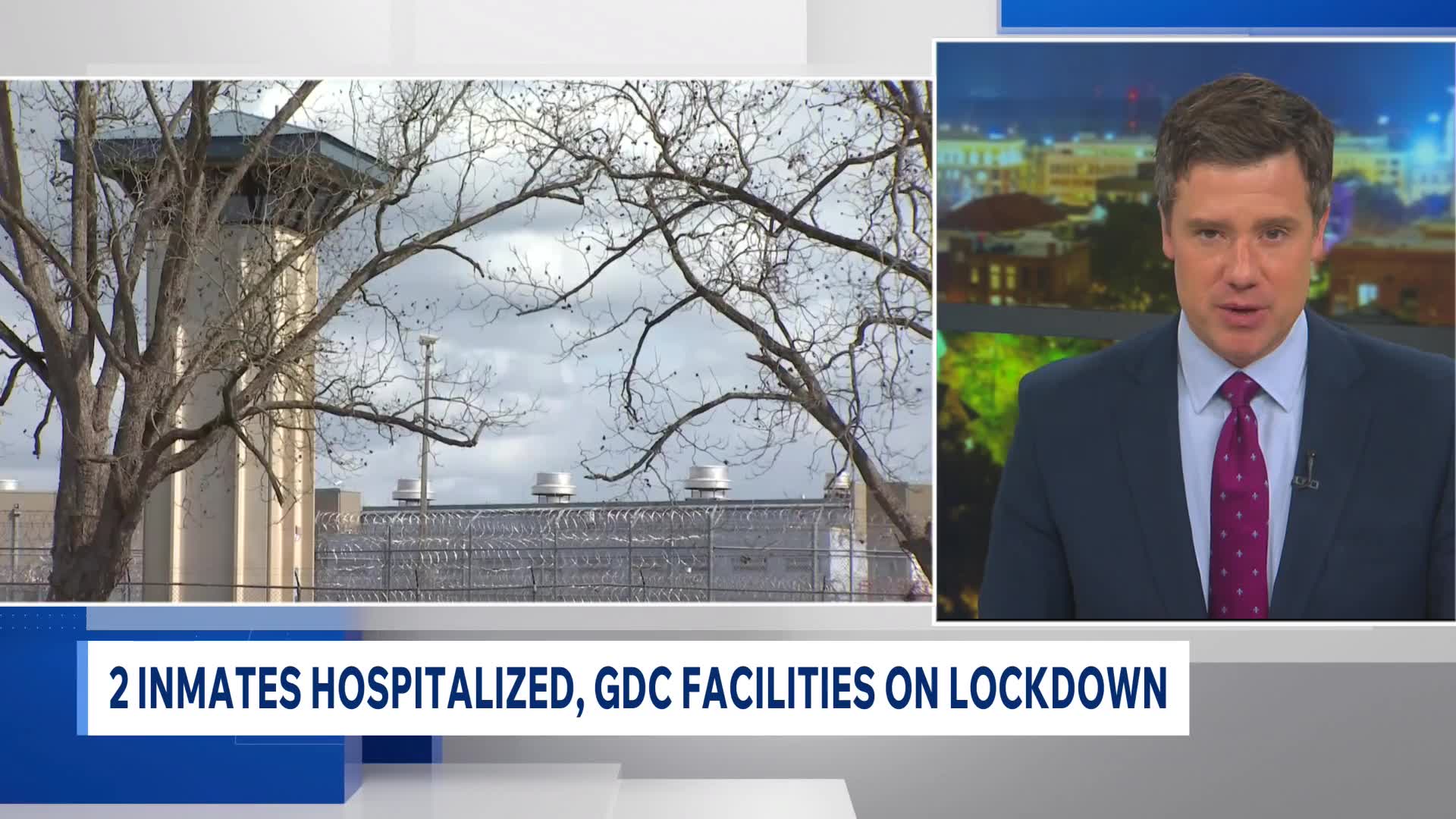 All GDC facilities on lockdown after 2 inmates injured at Smith State ...