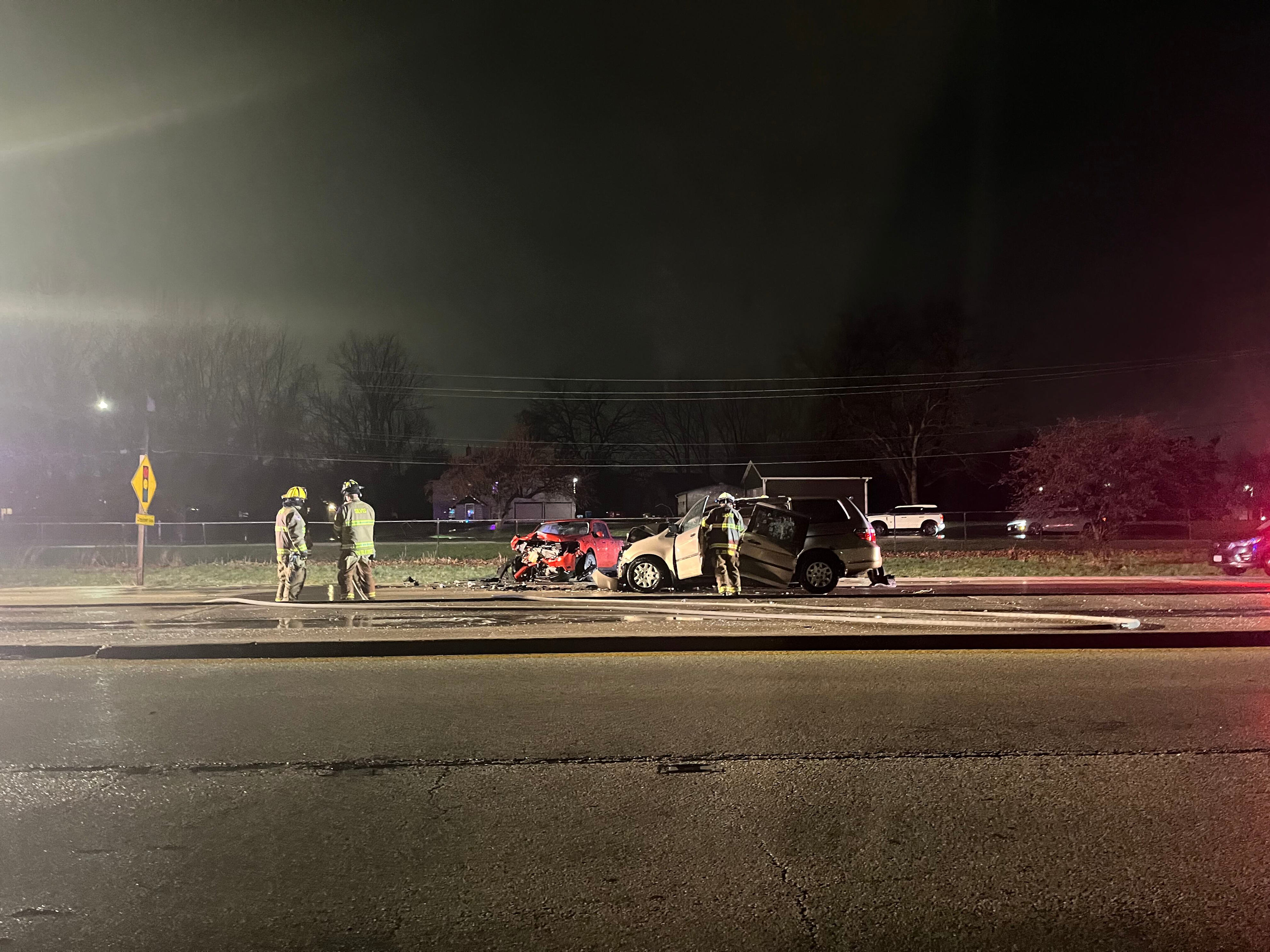 Multiple people injured in head-on crash