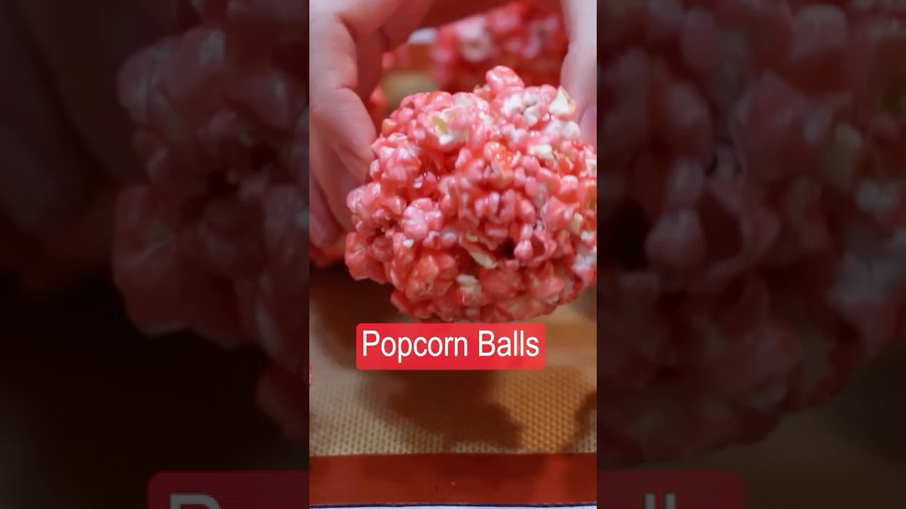 Easy popcorn balls recipe