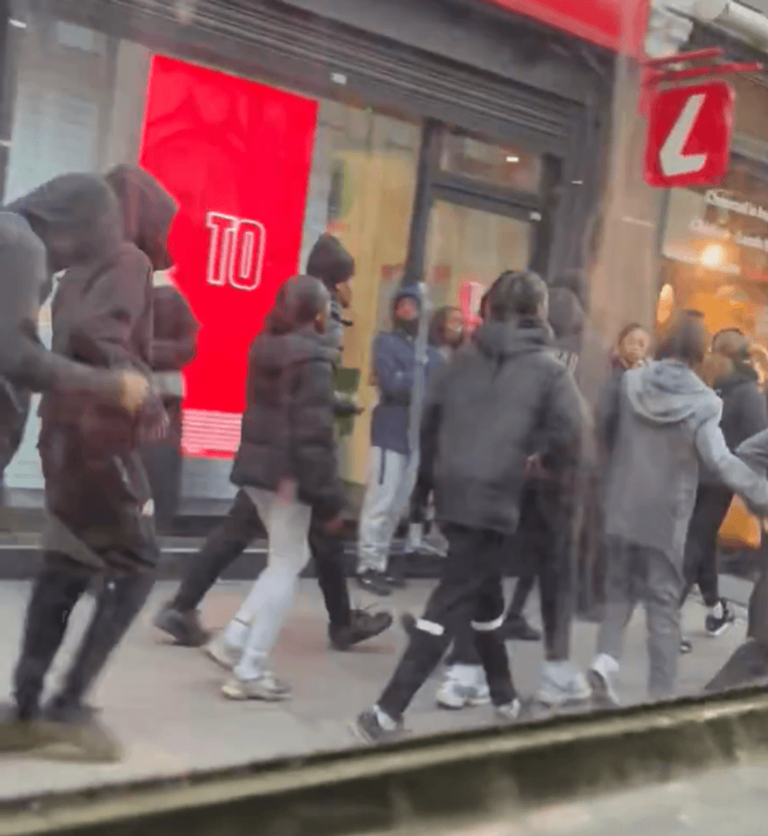 Six teenagers now arrested after mob of unruly London youths run riot