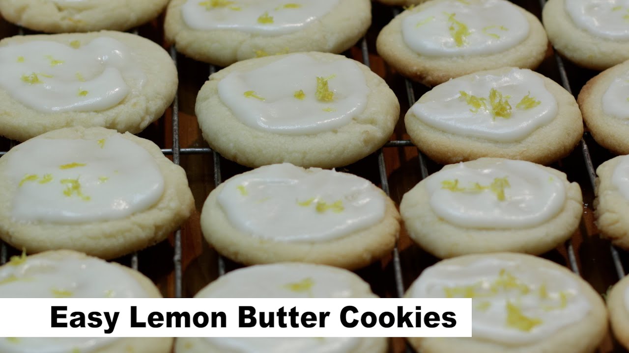 Easy homemade lemon butter cookies recipe | Short version