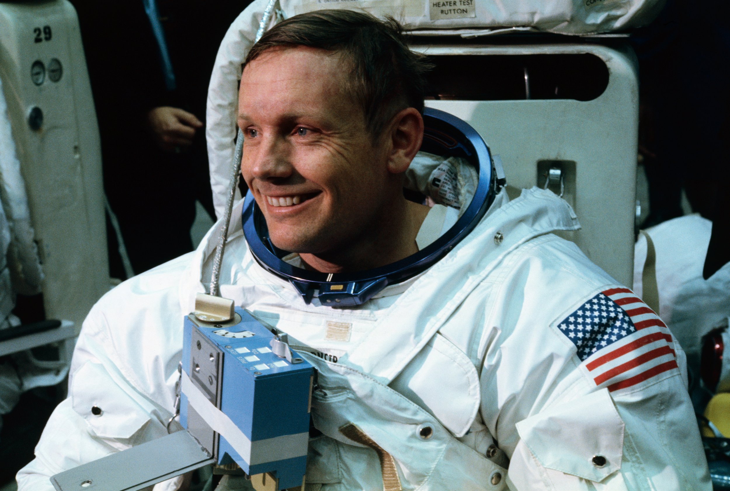 What did Neil Armstrong 'steal' from the moon?