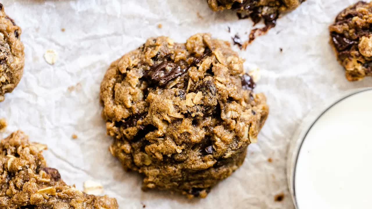 This chewy oatmeal raisin cookie recipe is built for people who usually ...