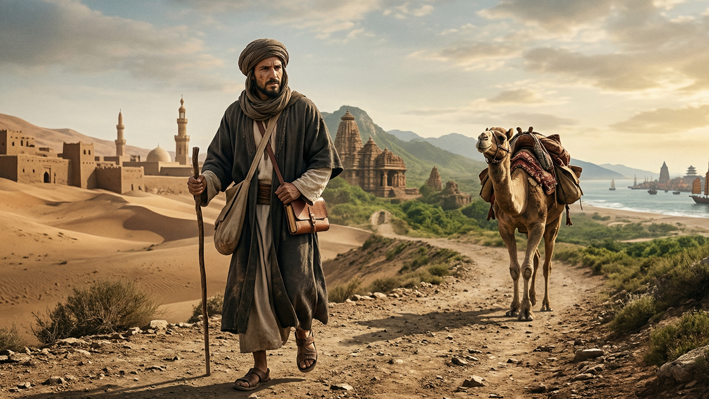What happens when one man travels 75,000 miles across the medieval world