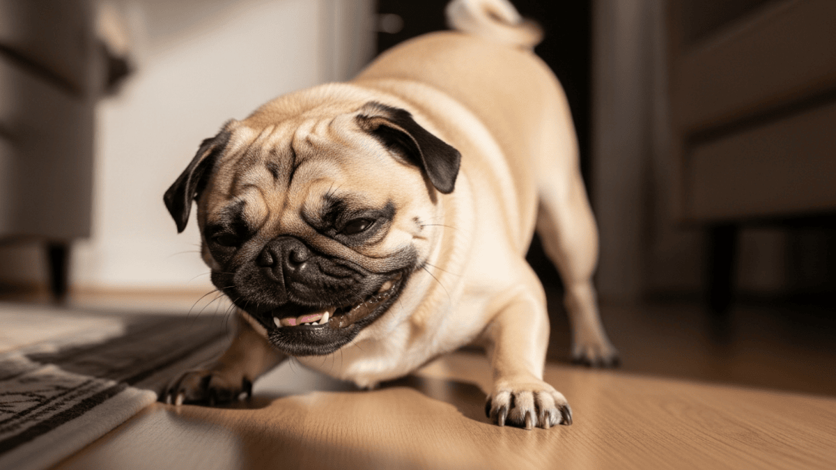 If your pug shows these 5 behaviors, its time to see the vet