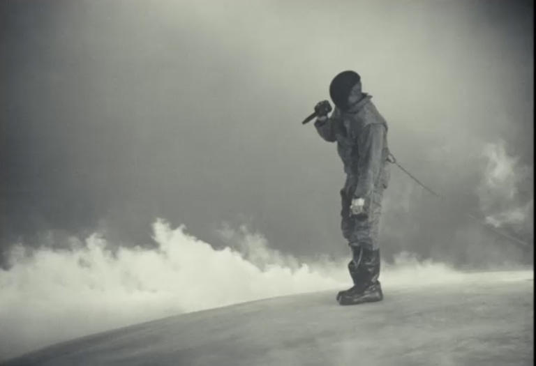 Kanye West takes elaborate SoFi Stadium stage for controversial LA concert