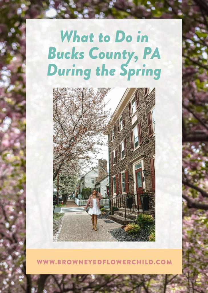 What to do in Bucks County, Pennsylvania during the spring