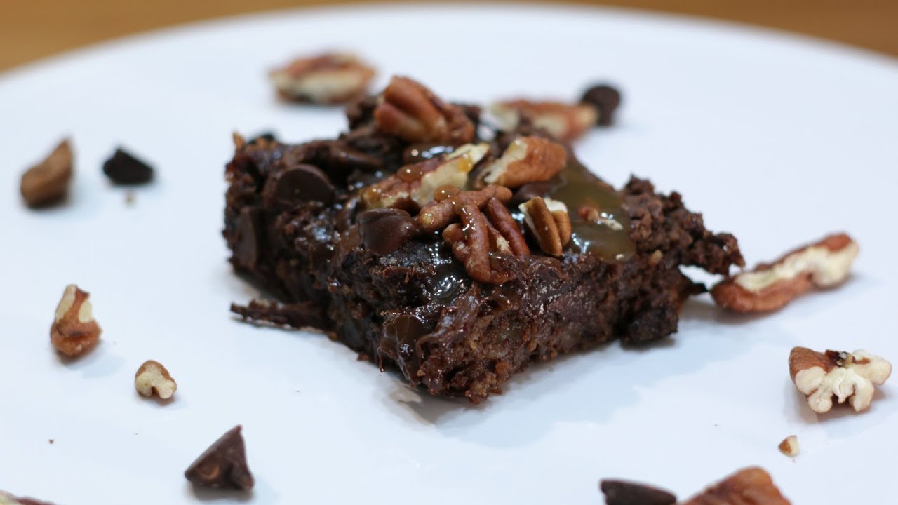 How to make gluten-free caramel brownies