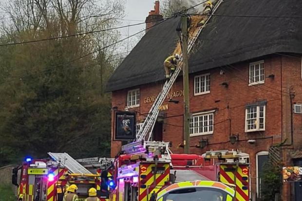 Update issued after pub fire breaks out near Devizes
