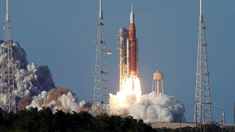 Watch: NASA's Artemis II rocket launches on historic Moon mission
