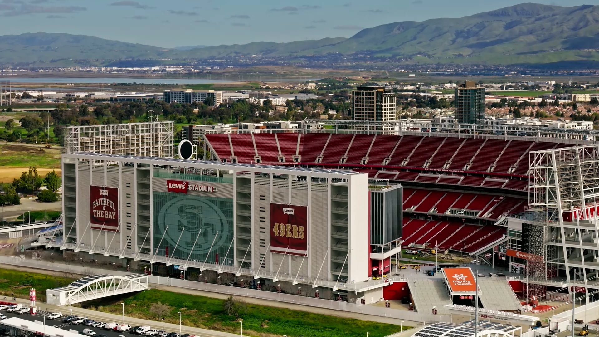 Levi’s Stadium, San Francisco: tour aereo con drone di questa ...