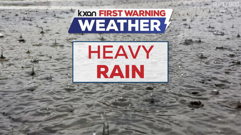 Colder, showers and a few storms through tonight