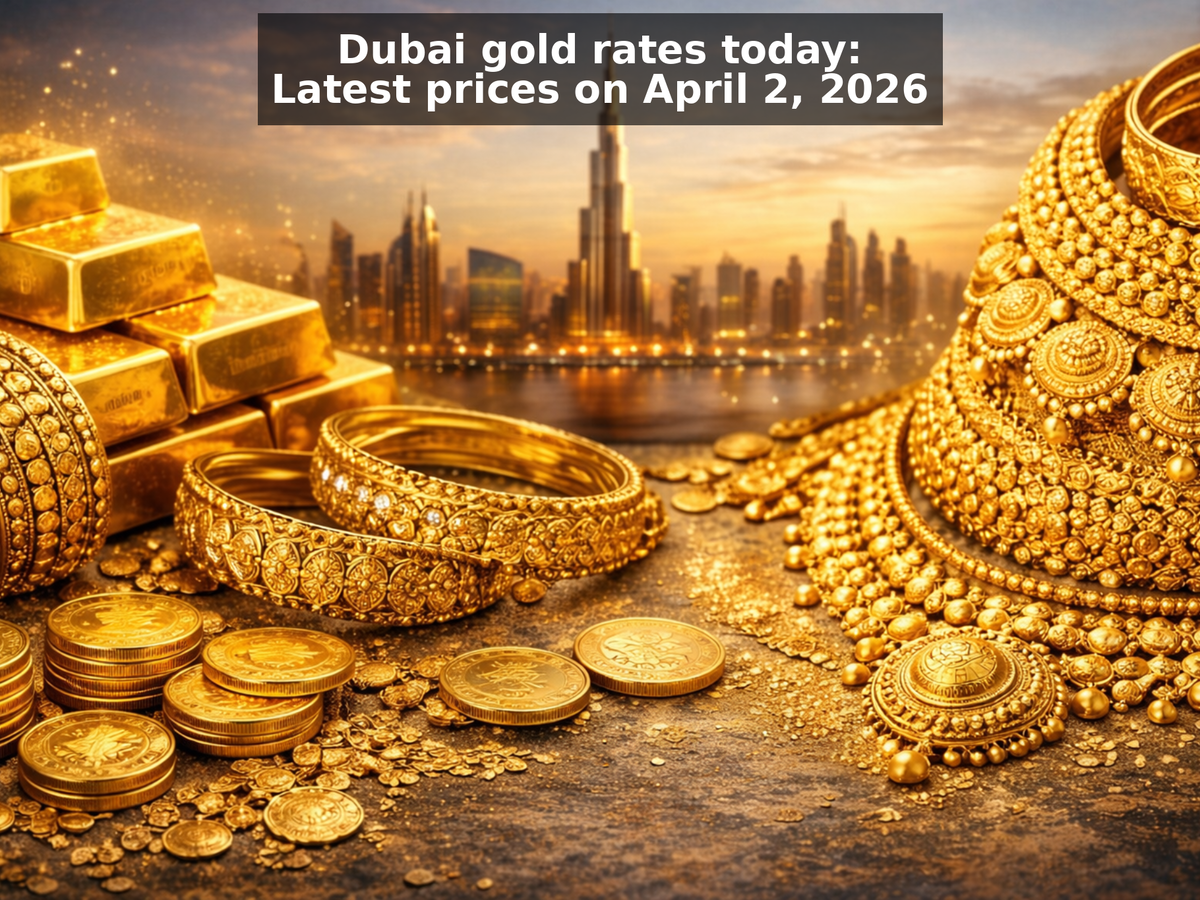 Gold rates in Dubai today: Latest 24K, 22K prices (April 2, 2026) at ...