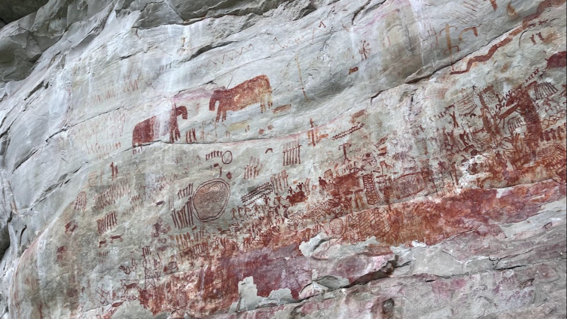 Archaeologists discover ancient Amazonian art that might depict extinct ...