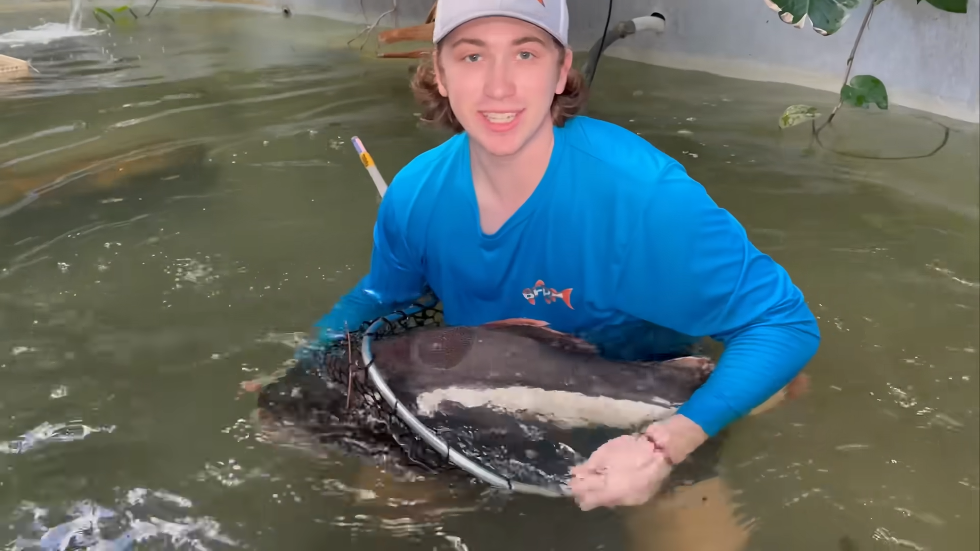 I discovered a monster in my pond!