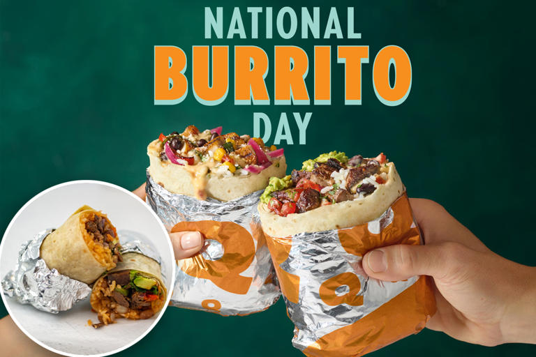 National Burrito Day 2026: Here are the deals and freebies from ...