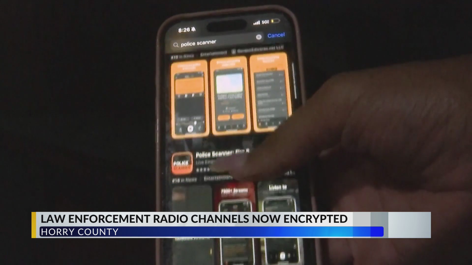 Horry County police scanners go silent as radio traffic is fully encrypted