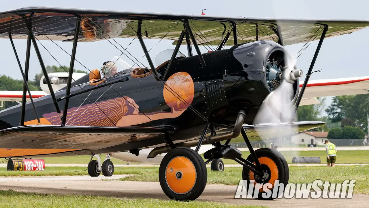 Watch the crowd react as classic planes roar overhead - "History gets loud"