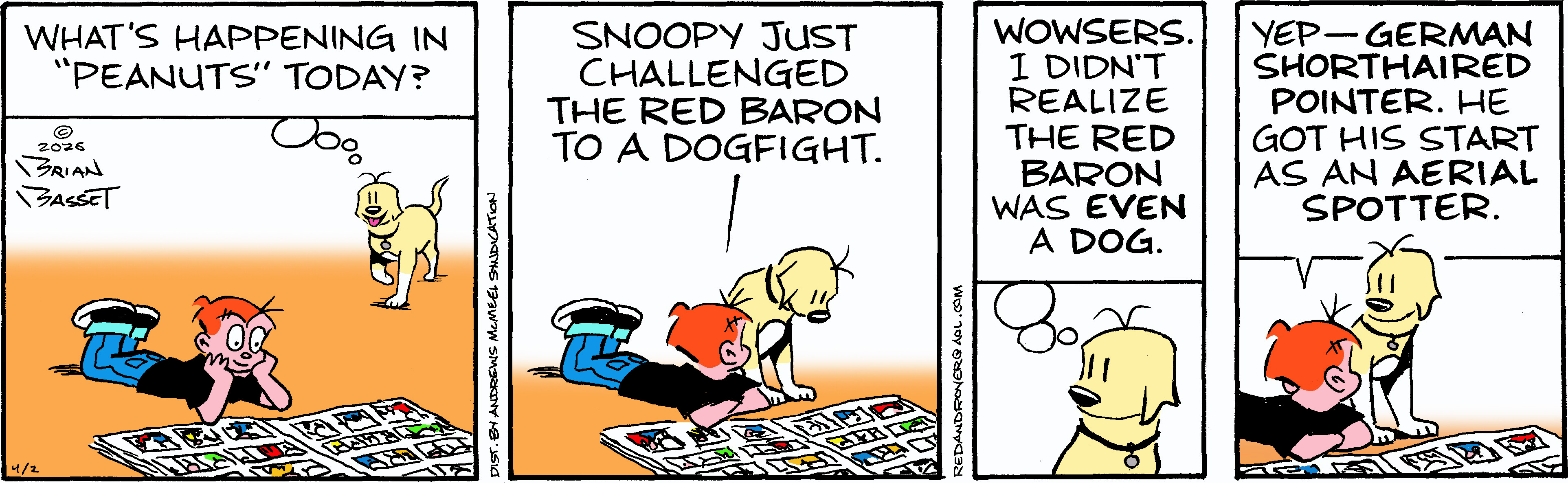 Red and Rover by Brian Basset