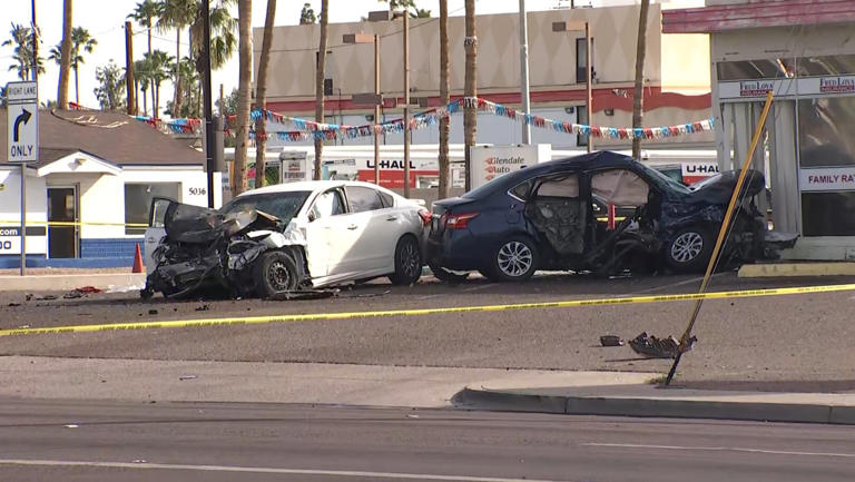 Erratic driver causes deadly chain-reaction crash in Glendale, police say