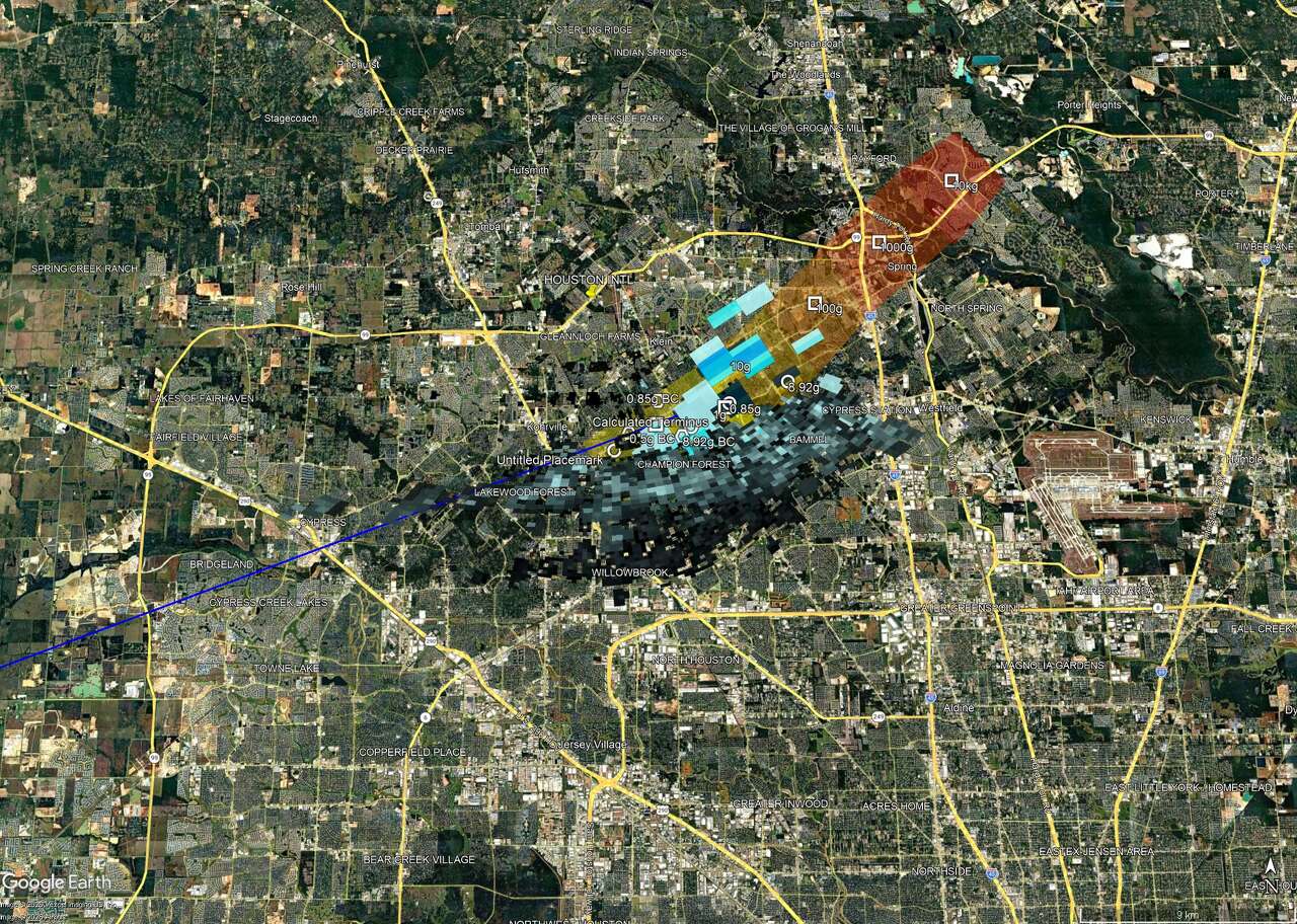 Houston meteorite debris showed up on weather radar. Here's how ...