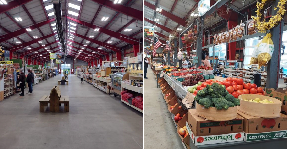 Old-fashioned North Carolina farm market that sells produce right from ...